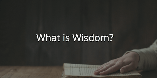 Proverbs 1: What is Wisdom? | Before The Cross